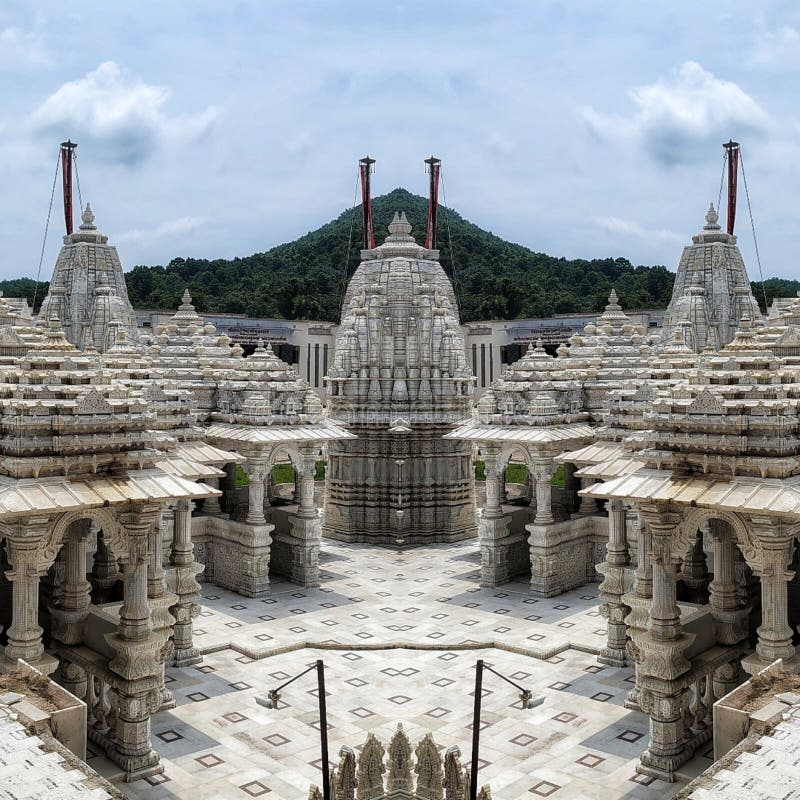 A Temple Made with Marble Situated at Giridih, Jharkhand in India Stock ...
