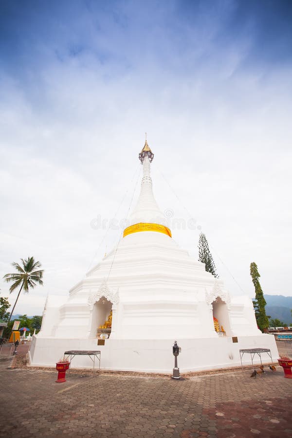 Temple in Mae Hon Song, Thailand Stock Image - Image of decoration ...