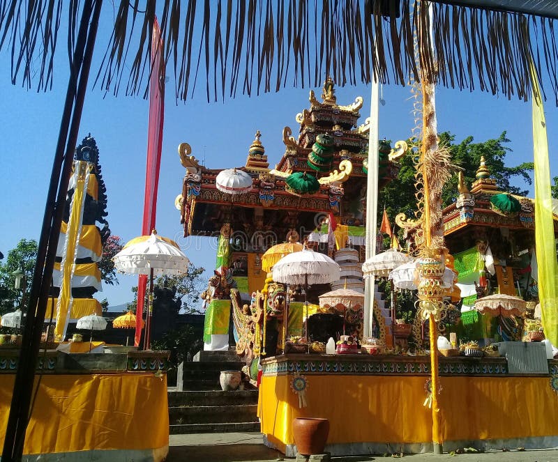 Temple melanting in bali stock image. Image of place - 150691285