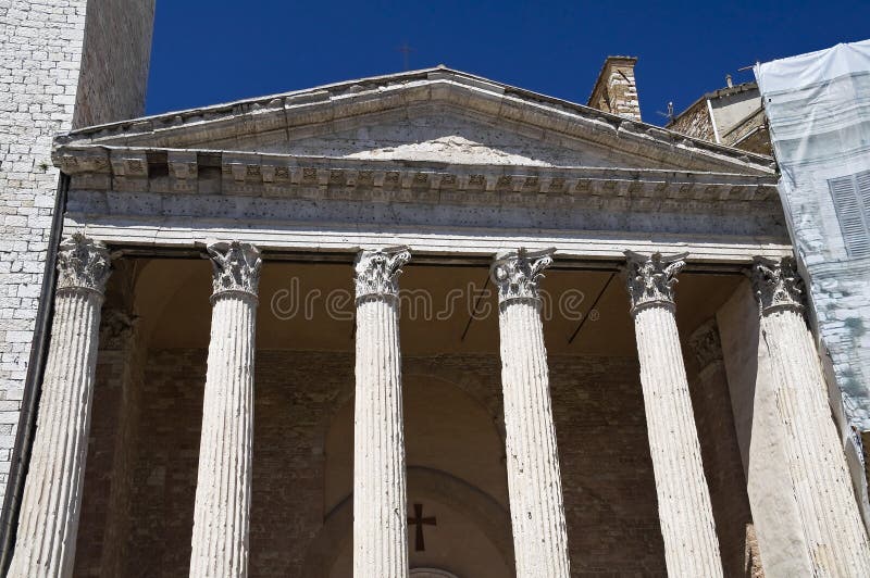 Temple of Minerva. stock image. Image of architectural - 15566137