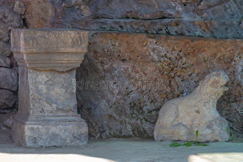 Temple of Mithras in Bosnian Town Jajce Editorial Image - Image of ...