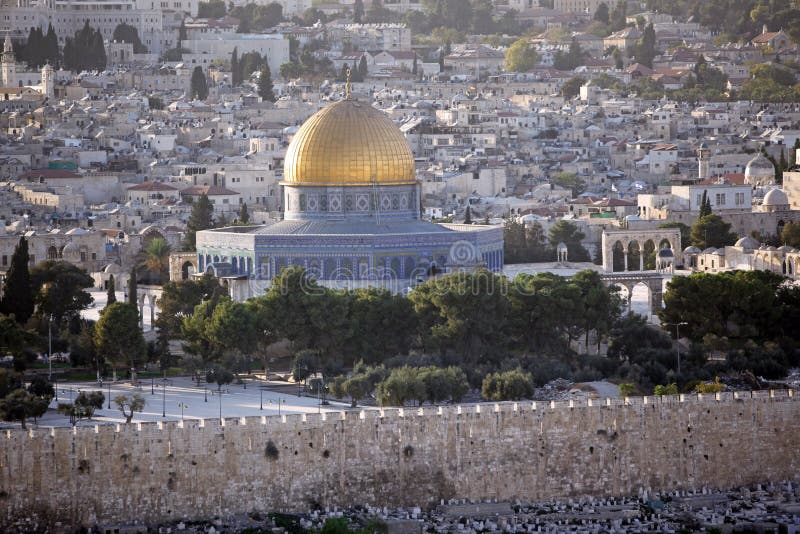 Temple Mount stock image. Image of islam, dome, holy - 28154467
