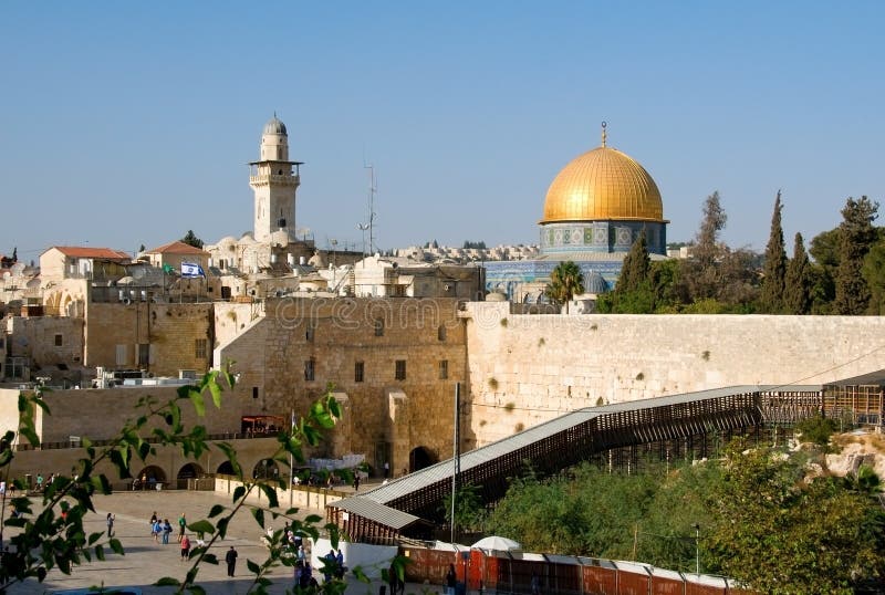 The Temple Mount in Jerusalem Stock Image - Image of allah, gold: 17324543