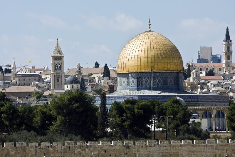 Temple mount in Jerusalem stock image. Image of israel - 22013253