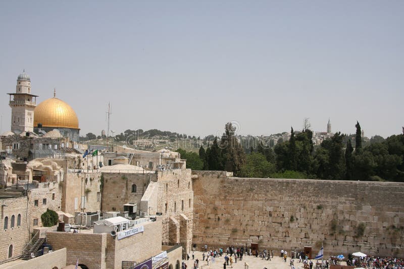 The Temple Mount in Jerusalem Stock Image - Image of temple, landmark ...