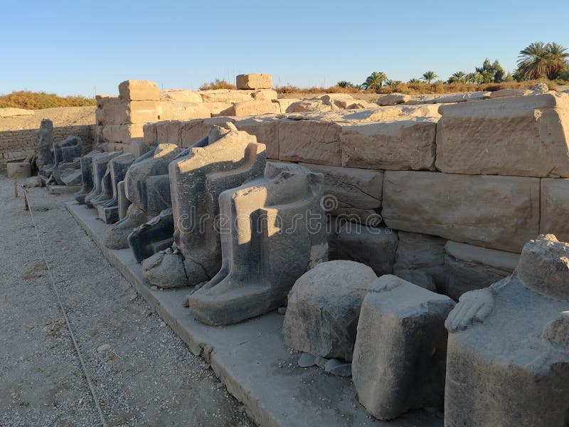 Temple of Mut stock image. Image of geology, history - 376444871