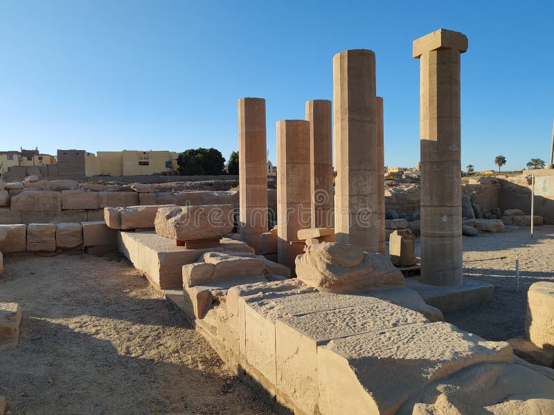 Temple of Mut stock image. Image of fortification, landmark - 376445335