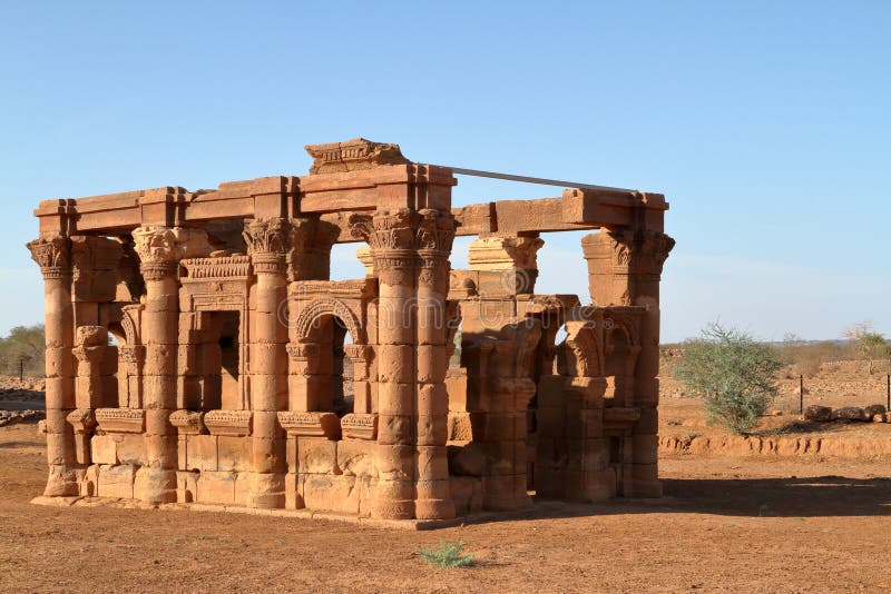 Pyramids of Meroe in the Sahara of Sudan Stock Image - Image of world ...