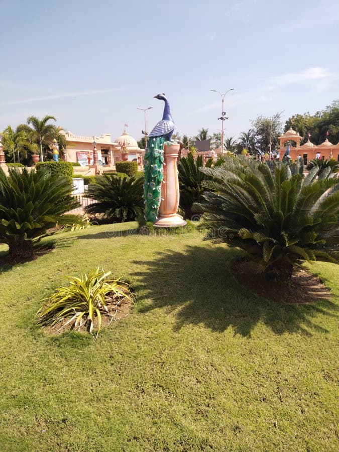 Temple and nature stock image. Image of resort, flower - 212322357