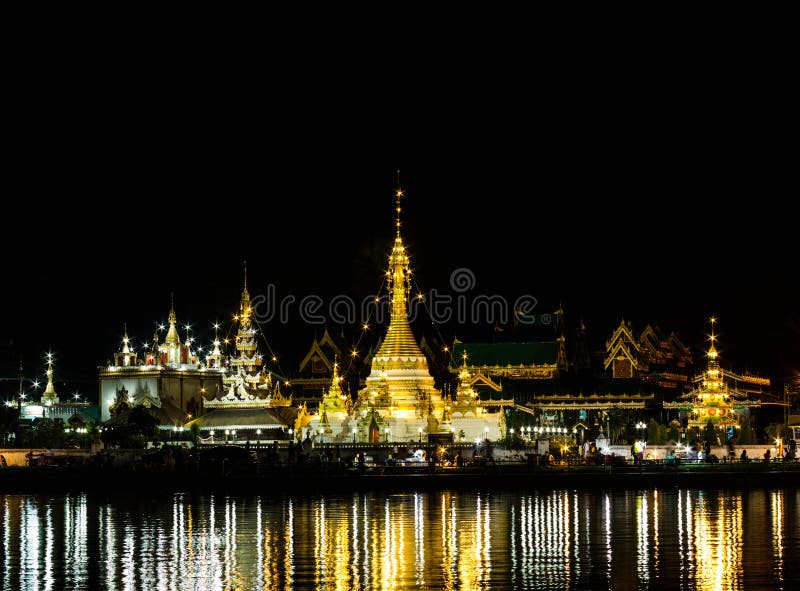 Temple in night stock photo. Image of culture, temple - 27132704