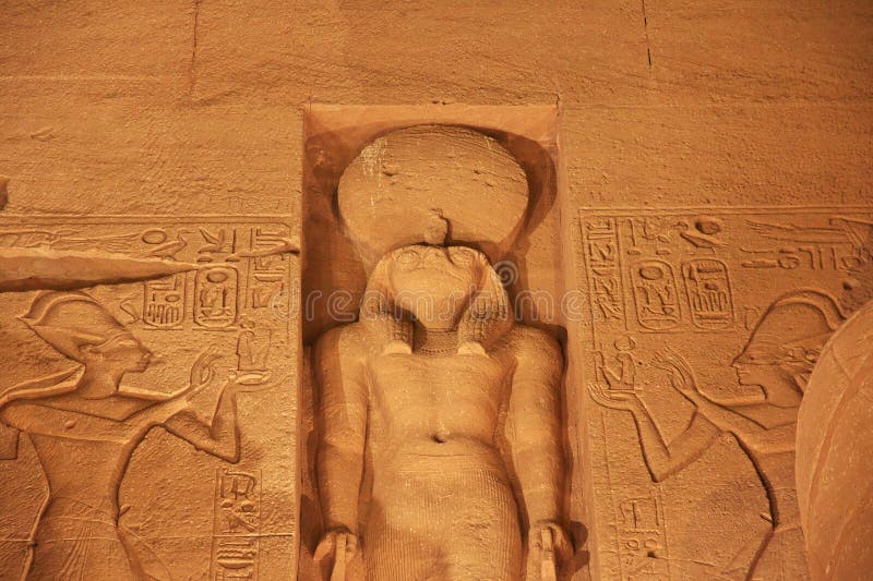 Temple at Night in Abu Simbel, Egypt, Africa Editorial Photography ...