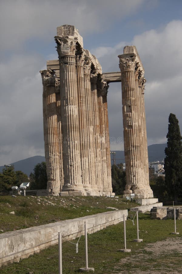 Temple of Olympian Zeus stock photo. Image of greek, destination - 65049872