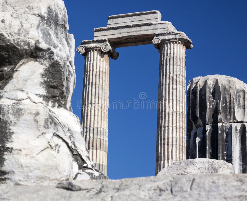Temple of the Oracle stock image. Image of archaeology - 11706983