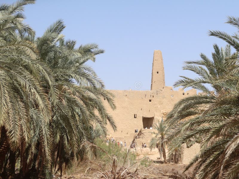 Temple of the Oracle Made of Kershef in Siwa in Egypt Stock Photo ...