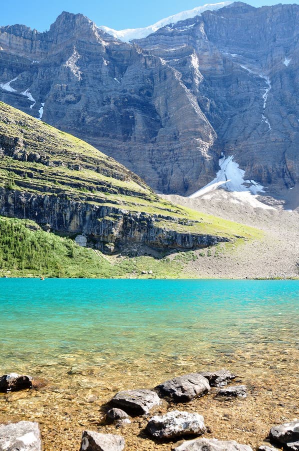 Temple Pass Trail in Banff National Park, Alberta, Canada Stock Image ...