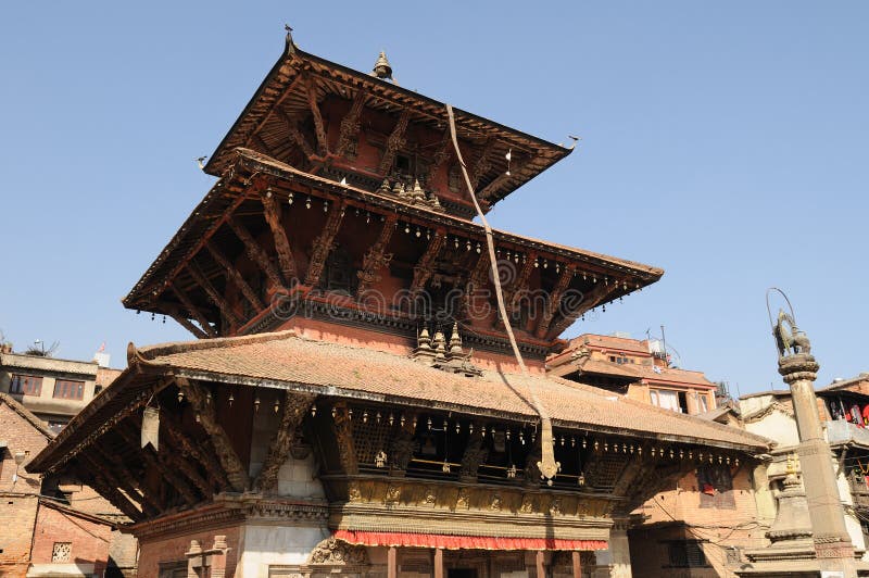 Temple in Patan 1 stock image. Image of religion, architecture - 17376967
