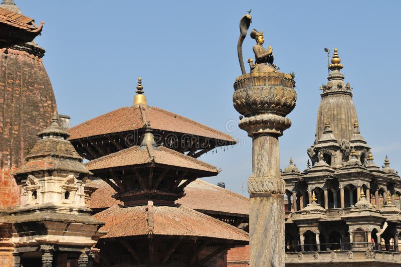 Temple in Patan 2 stock image. Image of durbar, religion - 17376993