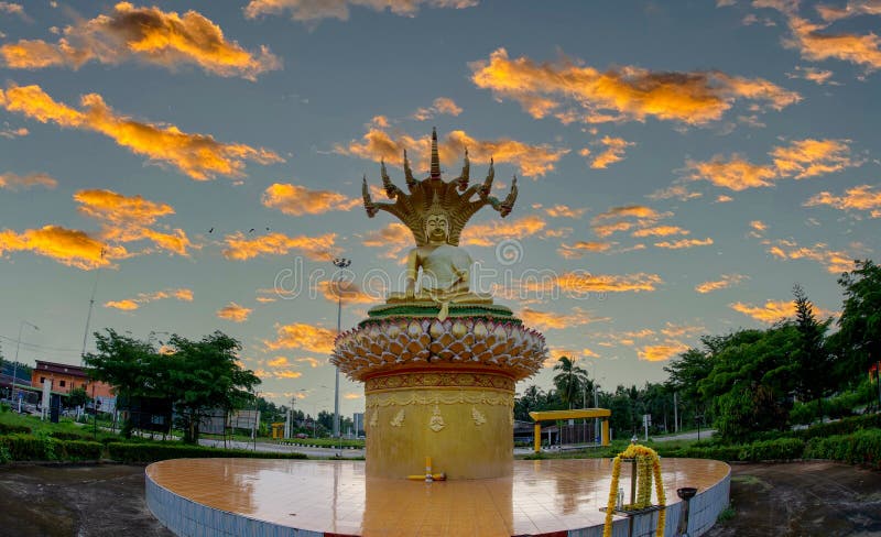 Temple in Pathiu Town Chumphon Area Thailand Stock Image - Image of ...