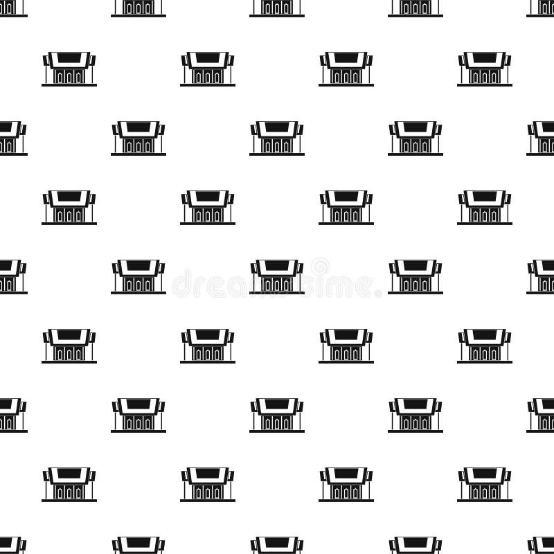 Temple Pattern, Simple Style Stock Vector - Illustration of backdrop ...