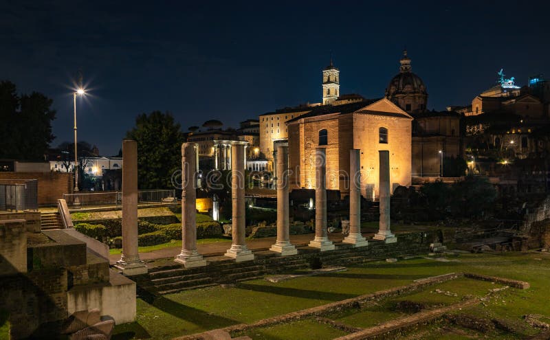 Temple of peace, Rome stock image. Image of peace, emperor - 68683475