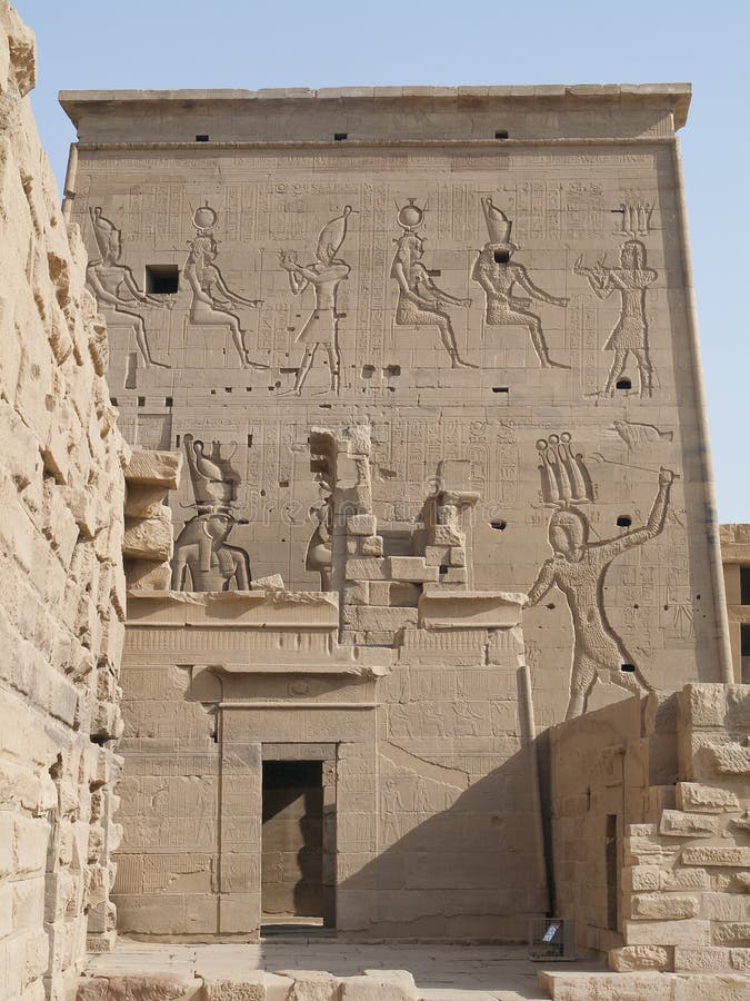 Philae Temple stock photo. Image of detail, built, heritage - 14167158