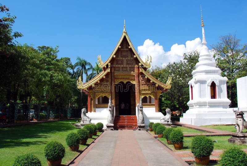 Temple Phra Sing stock photo. Image of prayer, religion - 27939814