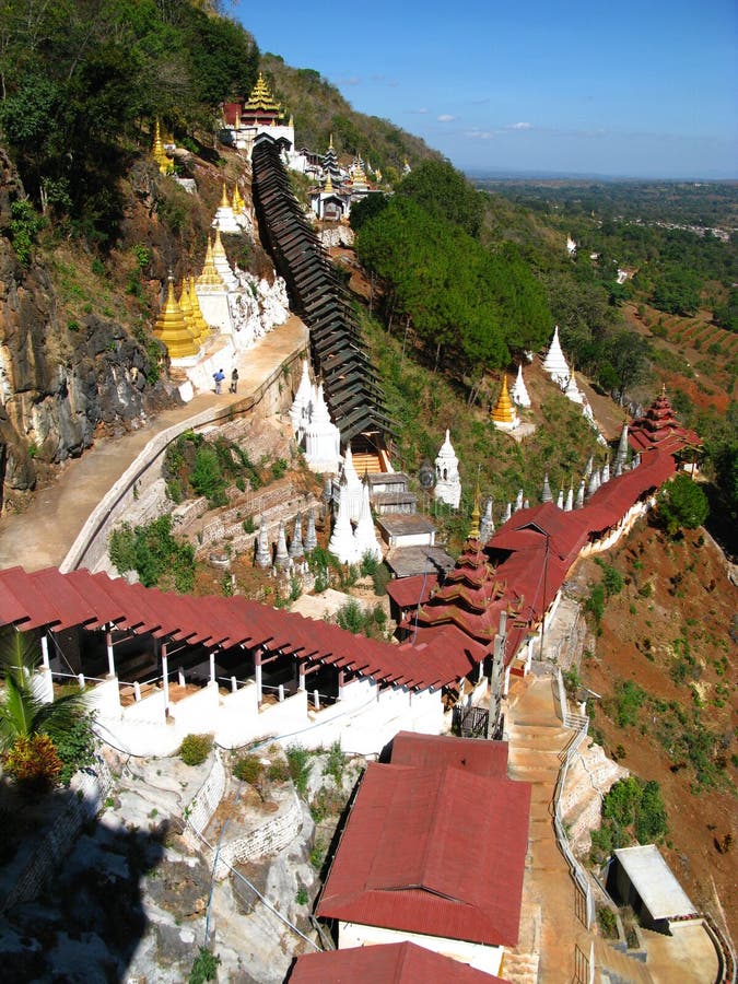 The Temple in Pindaya Caves, Myanmar Stock Photo - Image of travel ...