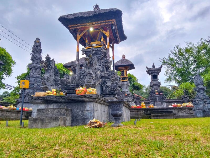 Temple, Place of Worship for Balinese Hindus Stock Photo - Image of ...