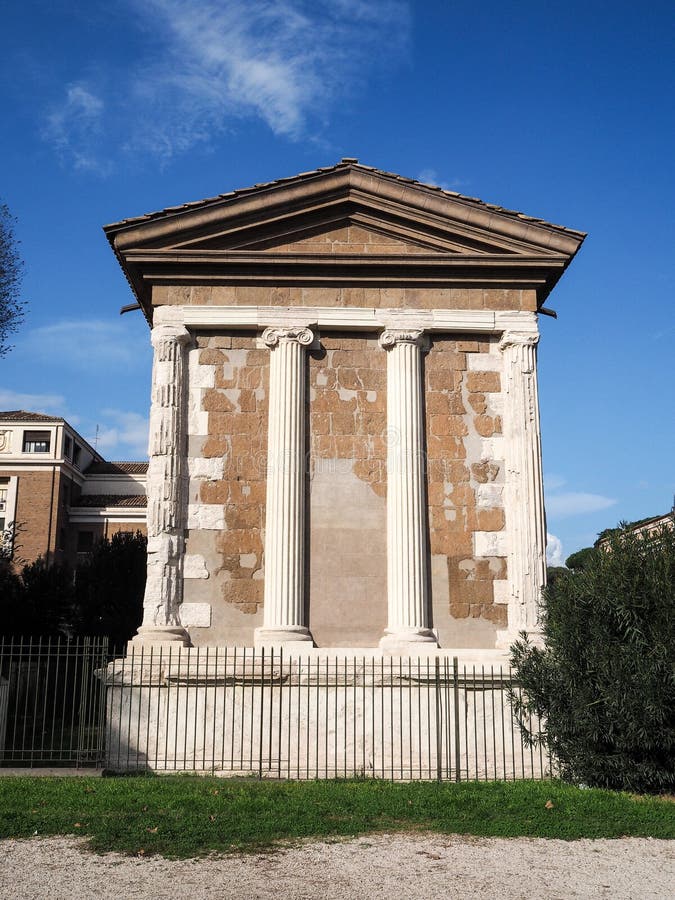 Temple of Portunus stock image. Image of famous, history - 81242171