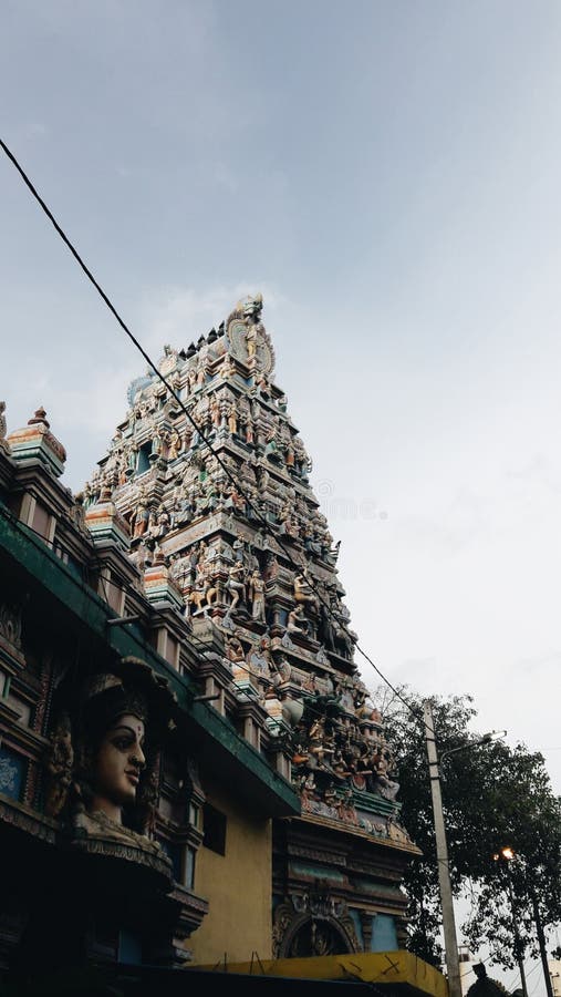 Temple stock photo. Image of processed, vsco, india - 125614032