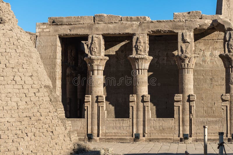 Temple of stock image. Image of column, arab, landscape - 49856595