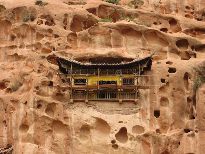 Temple in the rock stock image. Image of landscapes, temple - 4805873