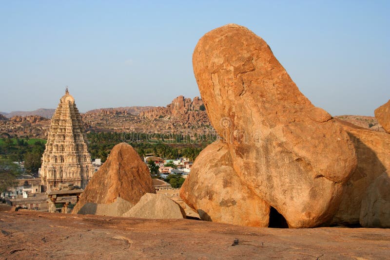 Temple and rocks stock image. Image of boulder, awesome - 24540087