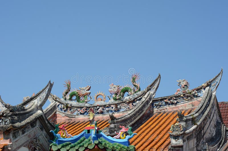 Temple roof stock photo. Image of colors, figure, bird - 20385366