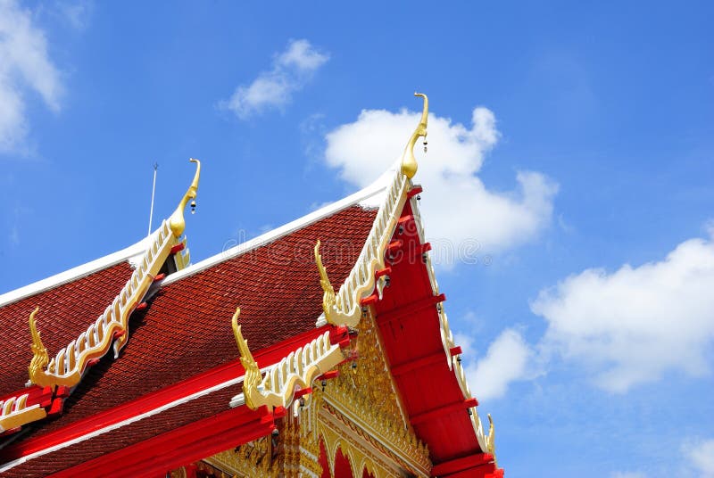 Temple roof stock image. Image of temple, architecture - 44582971