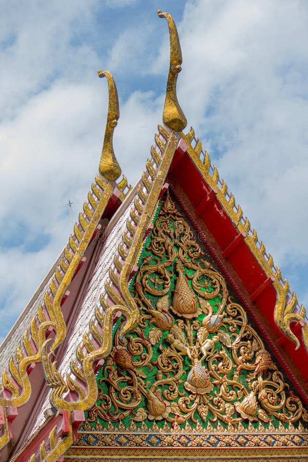The temple roof stock photo. Image of asia, architecture - 75673898