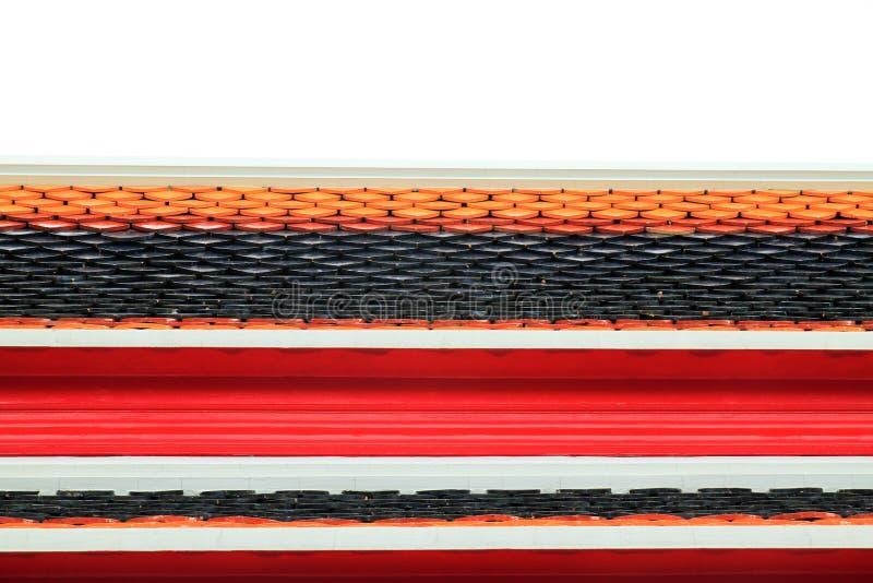 Temple roof top isolated stock image. Image of floor - 16782111