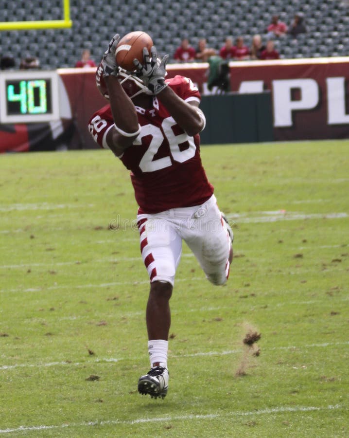 Temple Running Back Joe Jones Editorial Stock Image - Image of helmet ...