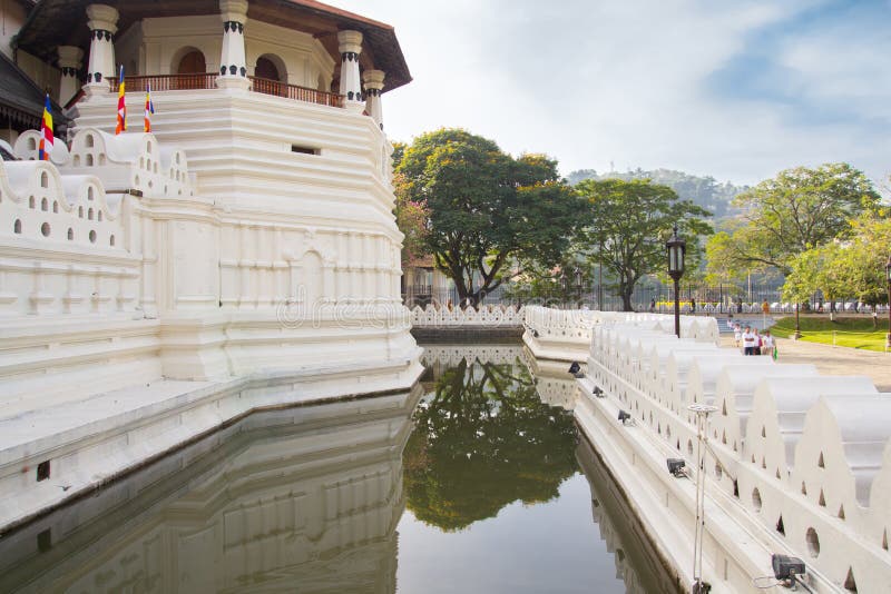Temple of the Sacred Tooth Relic in Kandy Stock Image - Image of dalada ...