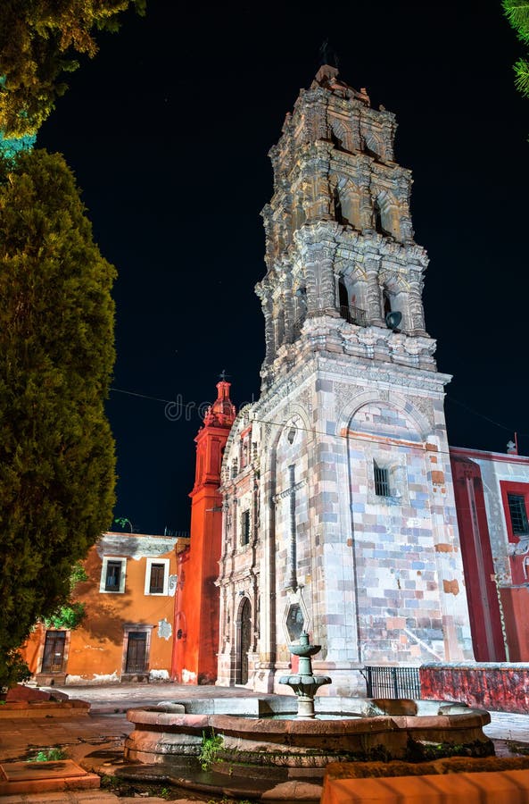 Temple of San Agustin in San Luis Potosi, Mexico Stock Photo - Image of ...