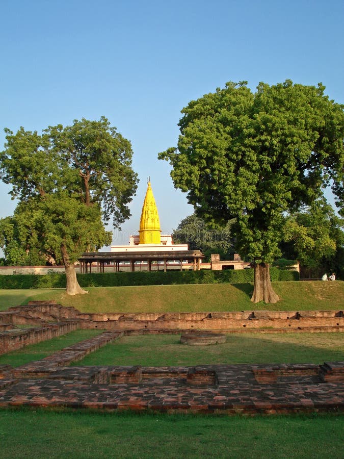 Sarnath Temple stock photo. Image of rishipattana, buddhism - 4785084