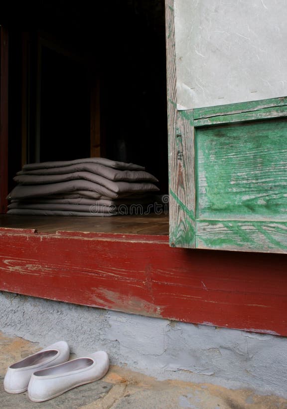 Temple shoes stock photo. Image of buddhist, prayer, asian - 249838