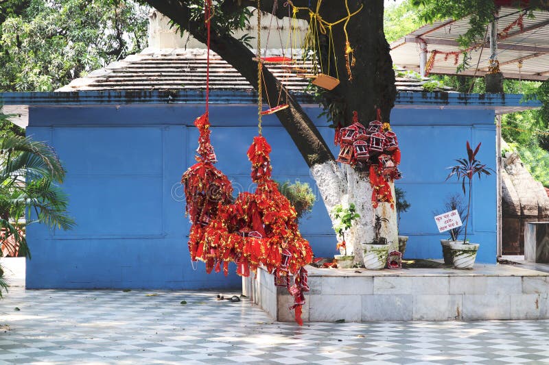 Temple Shrine with Offerings a Sacred Spot Stock Image - Image of ...