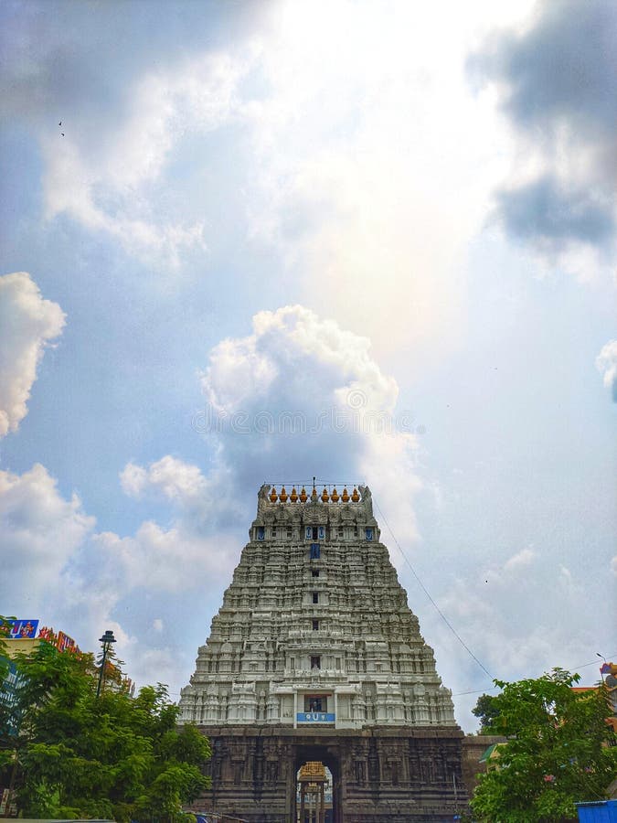 Temple with sky stock image. Image of tourism, tower - 198492569