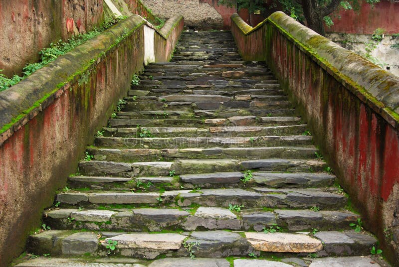 Temple stairway stock image. Image of building, culture - 7163309