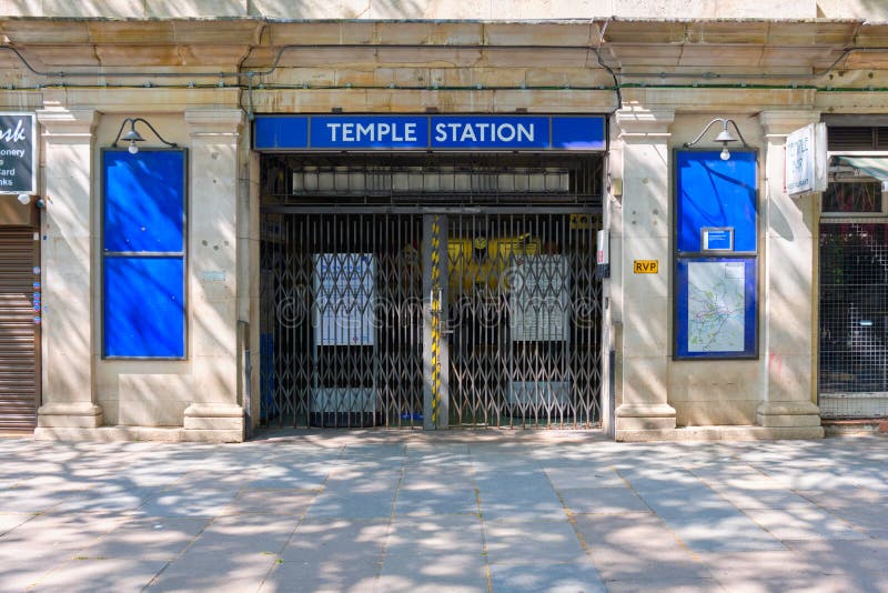 Temple Station Closed during Lock Down Editorial Photography - Image of ...