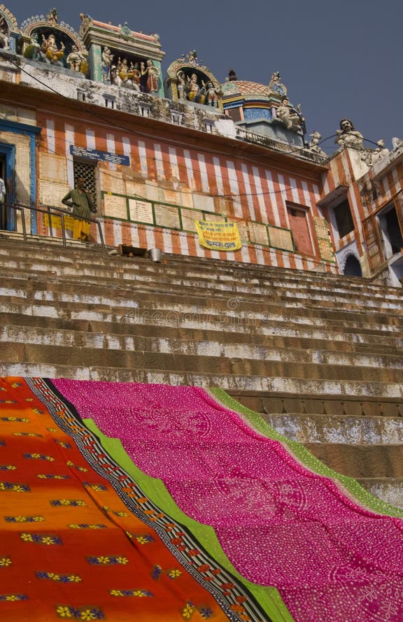 Temple Steps editorial stock photo. Image of india, sari - 13234193
