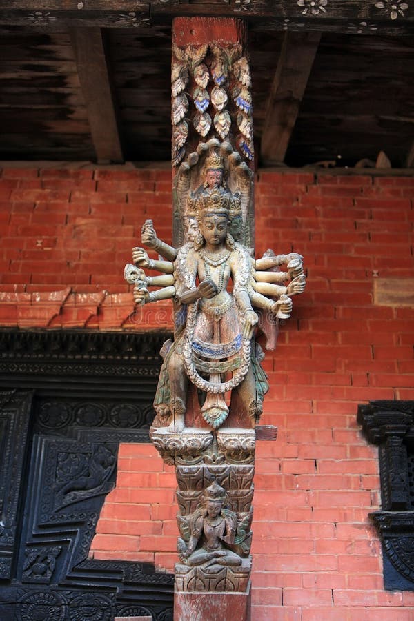 Temple struts stock photo. Image of nepal, temple, wooden - 8821506