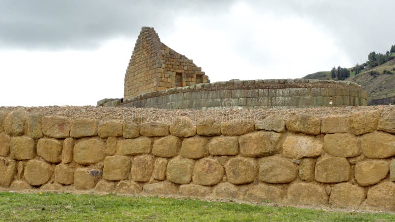Temple of the Sun at Ingapirca Stock Image - Image of archeology ...
