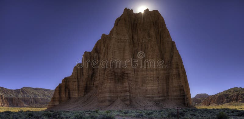 Temple of the Sun stock photo. Image of rainbow, silhouette - 157949904